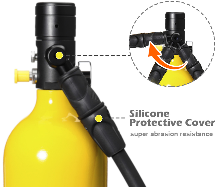 Scuba Diving Oxygen Tank | 1L Cylinder - iZarin